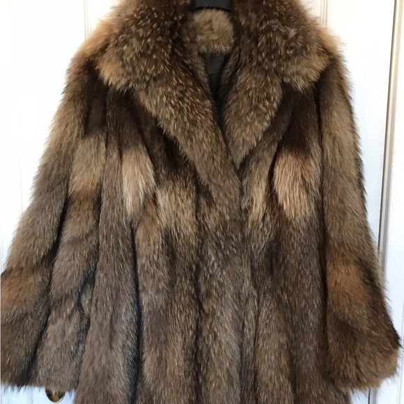 Tanuki Raccoon fur | Jackets & Coats | Tanuki Raccoon Fur Swinger Coat ...
